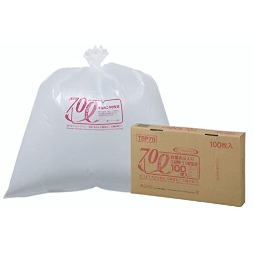 ジャパックス ゴミ袋 乳白色 半透明 70L 横80×縦90cm 厚み0.025mm BOX タイプ 容量表示入 ポリ袋 ピンクリボン モデル :JHA5b02dc0eaa:虹色ゆめ商店 ...