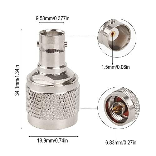 BNC N型変換コネクタ BNCオス⇔BNCメス L型 Nオス⇔BNCメス BNCP-BNCJ NP-BNCJ無線機アンテナ ハンディ機 アナライザー :s-8993730680289 ...