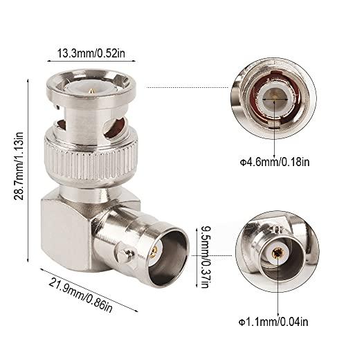 BNC N型変換コネクタ BNCオス⇔BNCメス L型 Nオス⇔BNCメス BNCP-BNCJ NP-BNCJ無線機アンテナ ハンディ機 アナライザー :s-8993730680289 ...