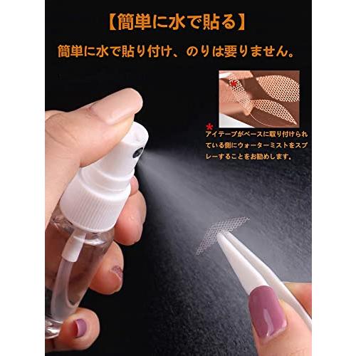 ふたえテープ メッシュ 384枚 水で貼る【幅広タイプ】 アイテープ 二重 両面 強力 二重テープ 極細 肌色 shefun 二重アイテープ 二 : NYY STORE - 通販 ...