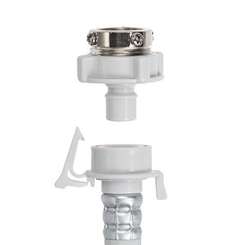 SANEI 自動洗濯機給水ホース 長さ1.5m 元口付き ワンタッチ接続 ツバ付き 抜け防止 PT17-1-1.5 :ktF86349515424B37:NYY STORE - 通販 ...