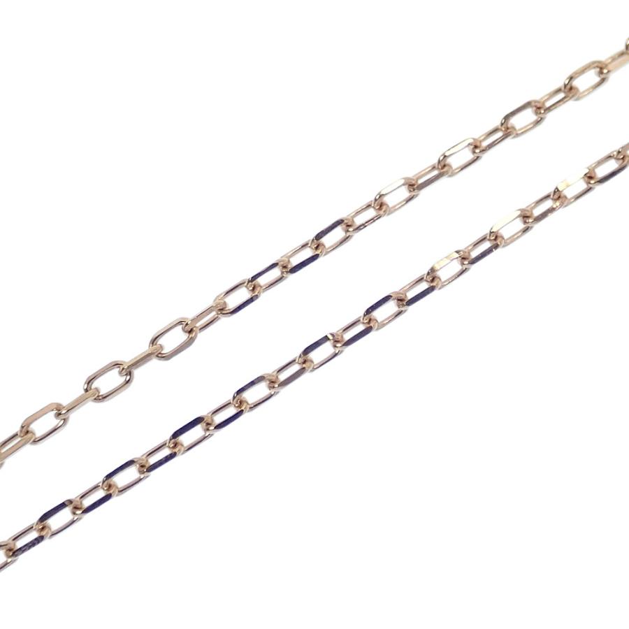 ダイヤモンド ネックレス レディース K18PG 0.15ct 4.0g 18金 ダイヤモンド ネックレス レディース K18PG 0.15ct 4.0g 18金