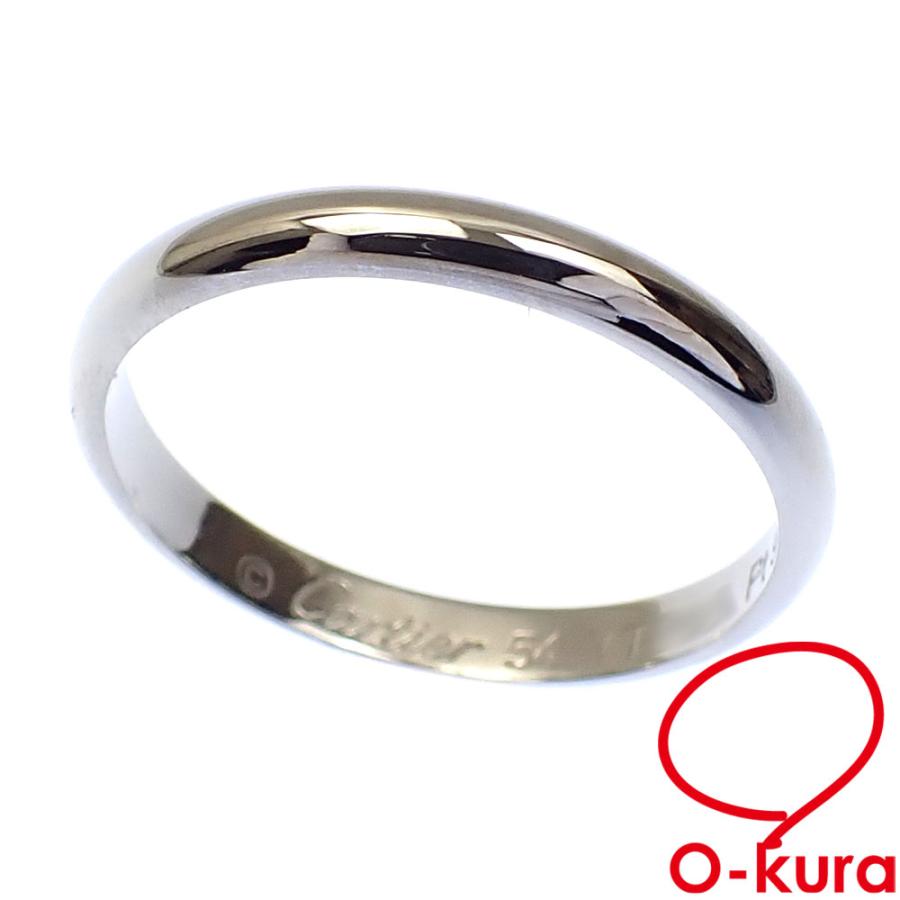 Cartier カルティエ クラシック ウェディング リング レディース Pt950 14号 #54 3.1g 指輪 プラチナ 中古 : 大蔵質店 - 通販 - Yahoo!ショッピング