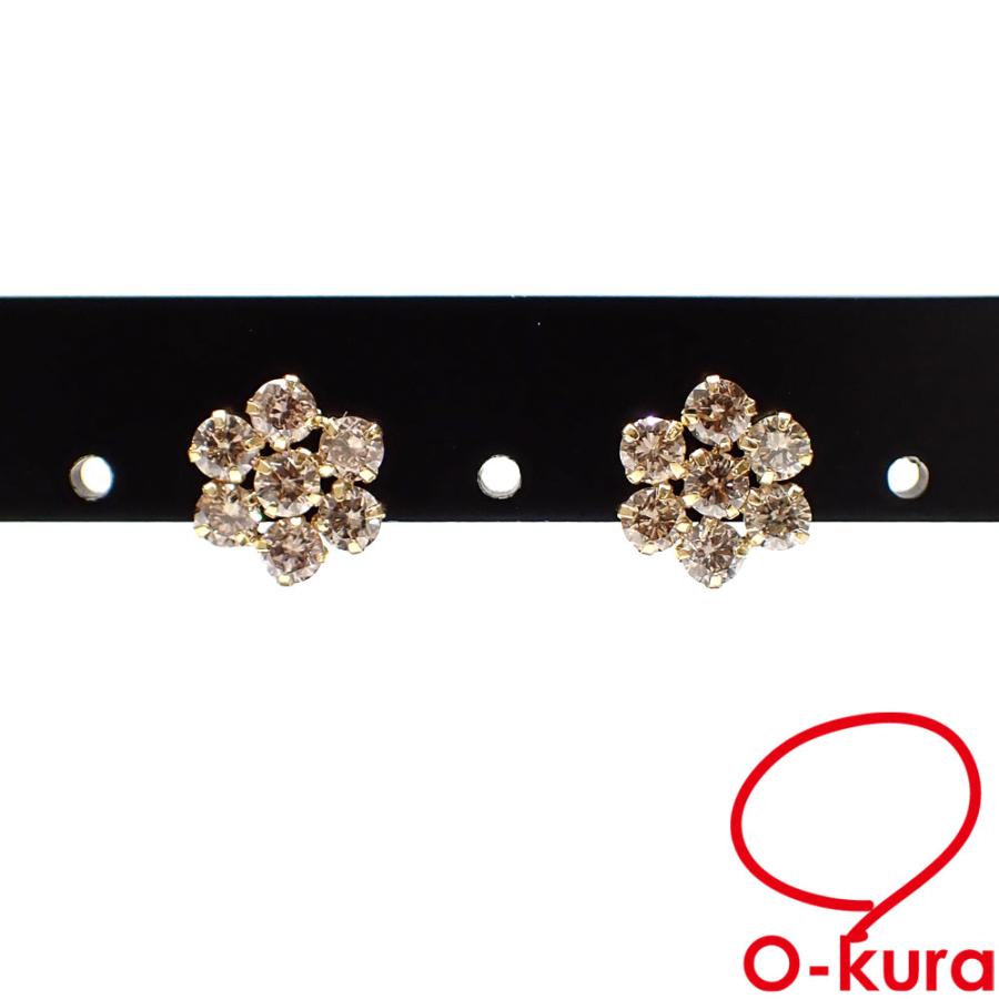 値下げしました ダイヤモンド ピアス レディース K18YG 0.65ct/0.65ct 1.1g 750 18金 イエローゴールド 中古 : a6045510 : 大蔵質店 - 通販 ...