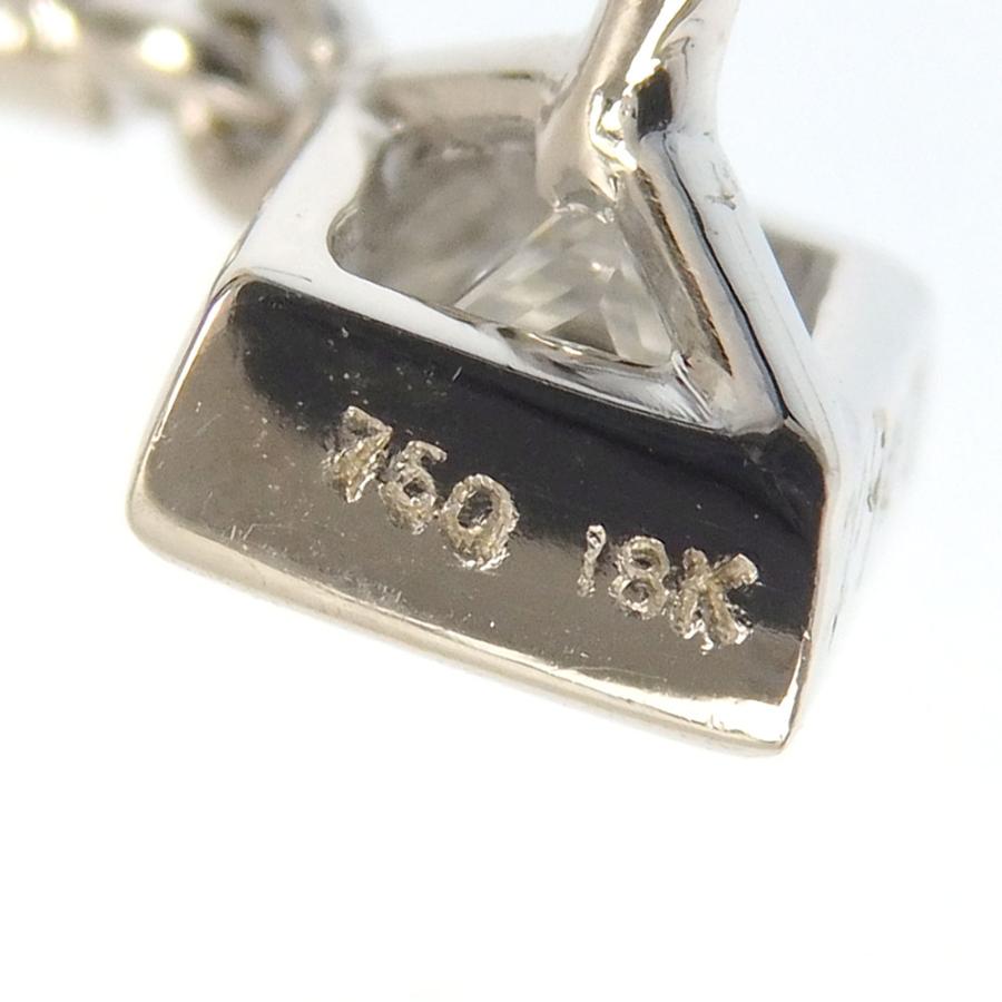 ダイヤモンド ピアス レディース K18WG 2.06ct 4.9g 18金 ホワイトゴールド 750 プリンセスカット 中古 : 大蔵質店 - 通販 - Yahoo!ショッピング