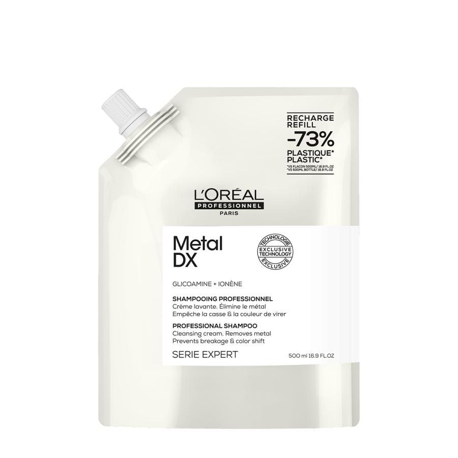 L'OREAL PROFESSIONNEL 【予約受付中】ロレアルプロフェッショナル セリエエクスパート 「メタルDX シャンプー レフィル（詰替） 500mL」 正規販売店 ダメージ補修 ...