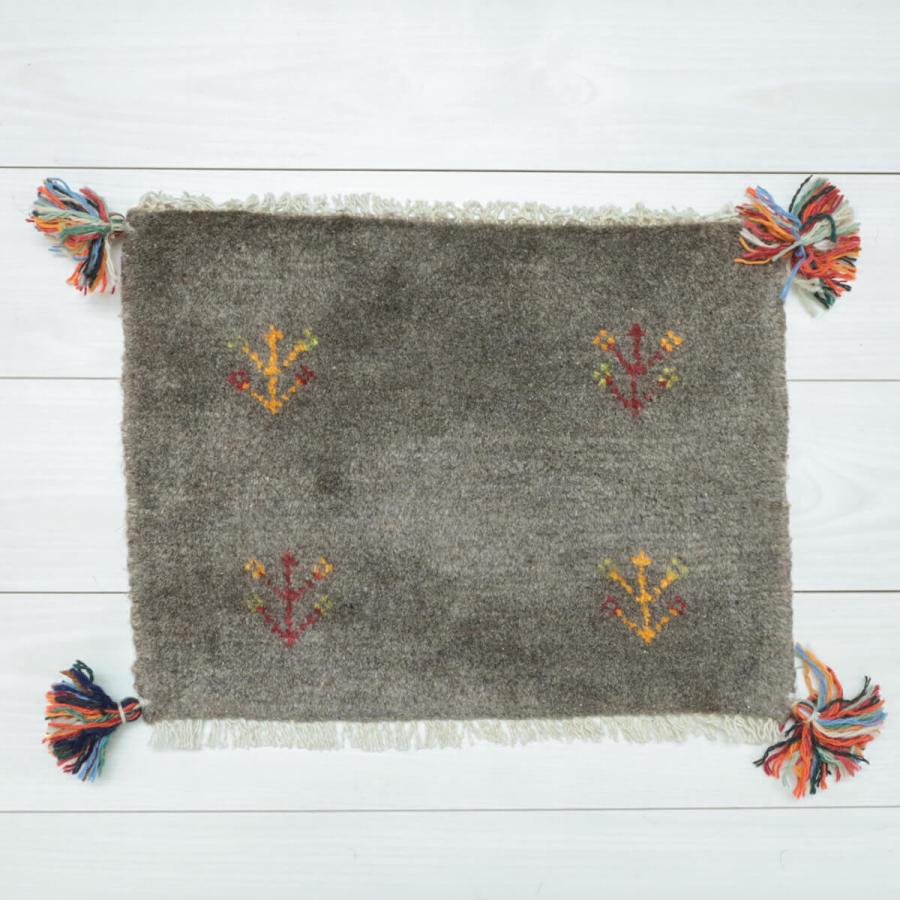 ギャッベ／ギャッベ 35×47cm イラン産 手織り リビング ウール ラグ ラグマット（BP-12489） : オリエンタルムーン - 通販 - Yahoo!ショッピング