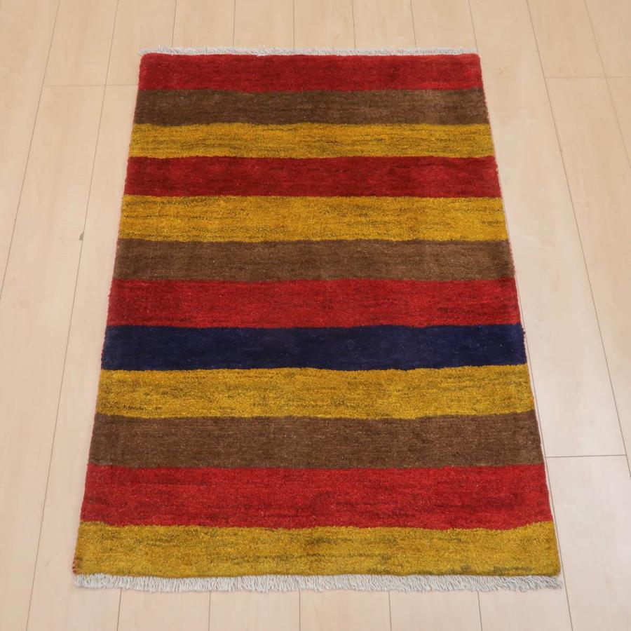 ギャッベ／ラティーフ 118×83cm イラン産 手織り リビング ウール ラグ ラグマット（BS-11653） : オリエンタルムーン - 通販 - Yahoo!ショッピング