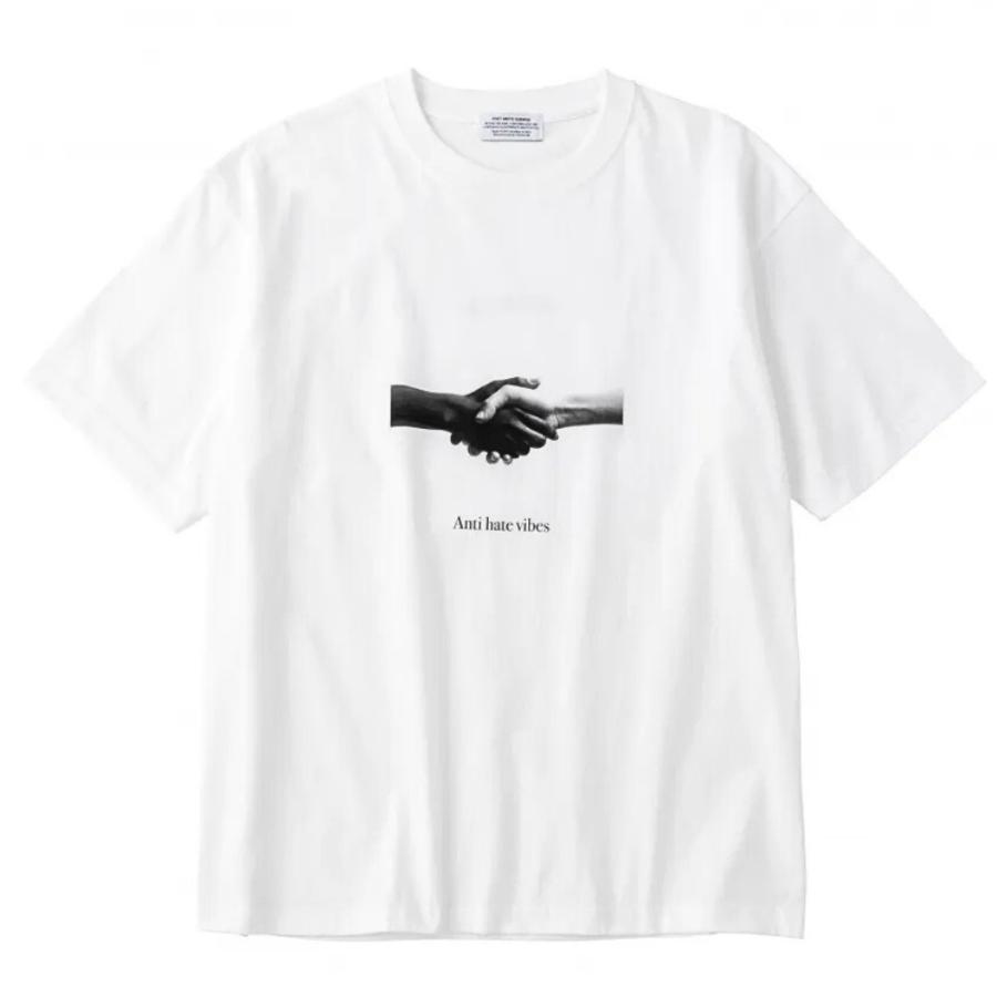 POET MEETS DUBWISE (ポエットミーツダブワイズ) ANTI HATE VIBES T-SHIRT WHITE [AHVTS-0577] : o-mureys&mado ...