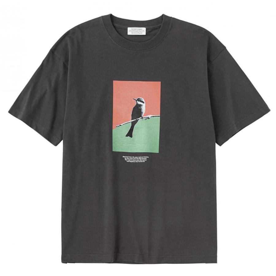 POET MEETS DUBWISE (ポエットミーツダブワイズ) BIRD Inkjet T-Shirt SUMI [BRDTS-0625] : o-mureys&mado - 通販 ...