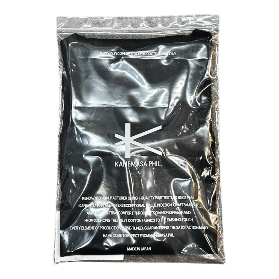 KANEMASA PHIL. (カネマサフィル) 46G Cotton Thin Pack Tee BLACK KMPACK パックT ブラック : o-mureys&mado - 通販 ...