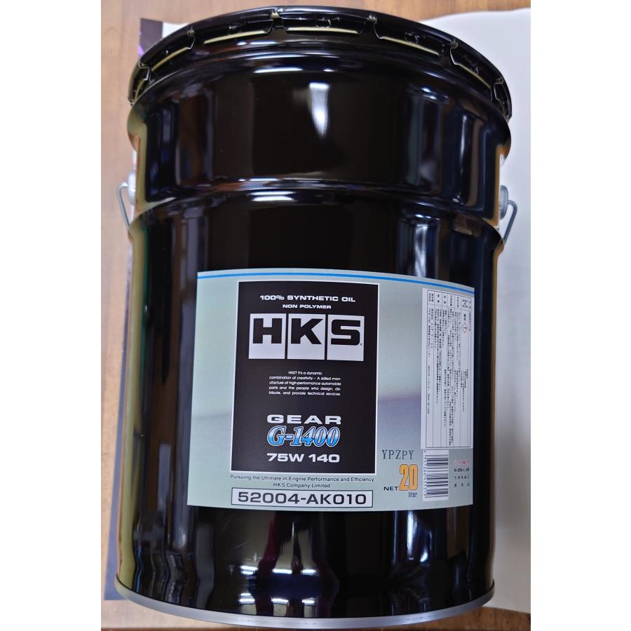 HKS 【HKS】ギアオイル G-1400 (75W140相当) 20L缶 : オートパーツ エフェクト - 通販 - Yahoo!ショッピング