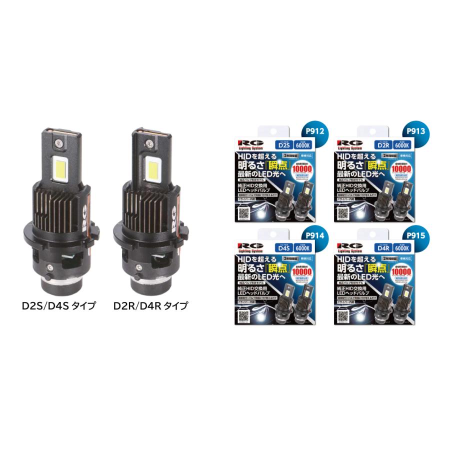 RACING GEAR 【RG】POWER LED HEAD BULB 純正HID→LED D2Sタイプ 6000K:10000ルーメン : オートパーツ エフェクト - 通販 - Yahoo ...