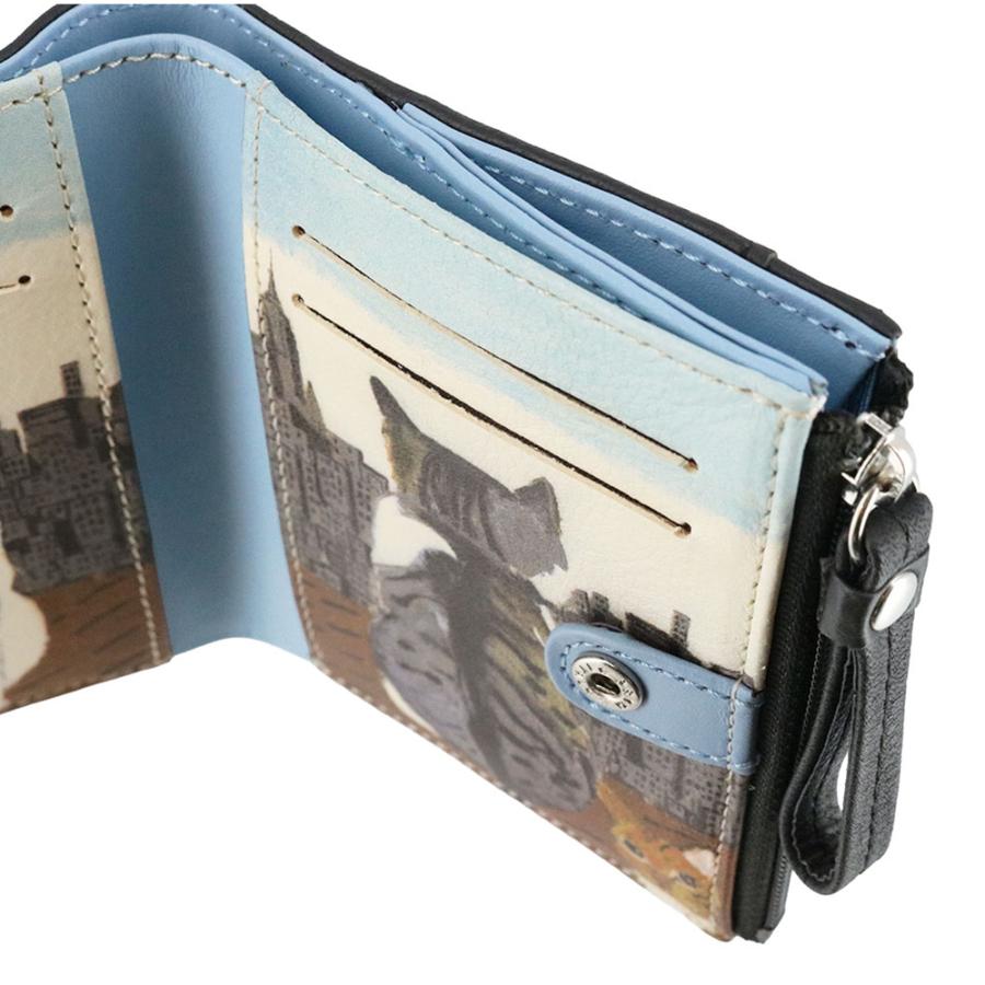 Manhattaner's（マンハッタナーズ） 財布 二つ折り財布 折財布 本革