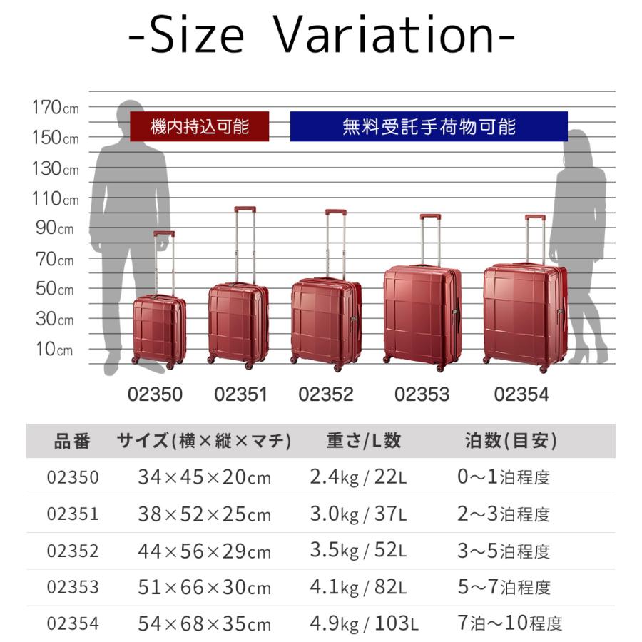 ProtecA メーカー直送 スーツケース キャリーケース (103L) 7〜10泊 大
