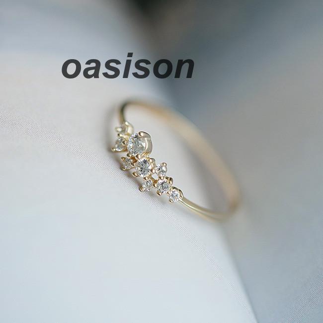 指輪 リング レディース ダイヤ オシャレ 華奢 重ね付け 14KGP CZダイヤ 激安アクセサリー ポイント消化 : Oasis On - 通販 - Yahoo!ショッピング
