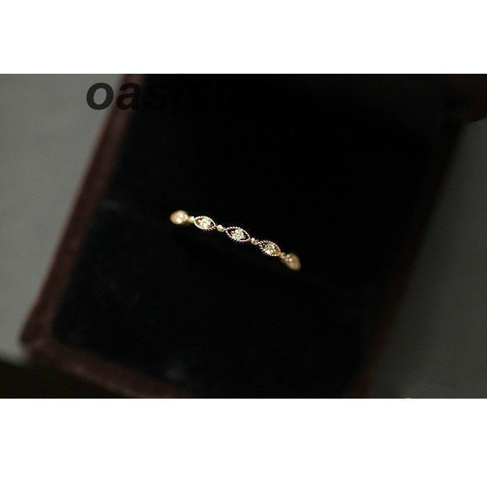 指輪 リング レディース エタニティリング ダイヤ オシャレ 華奢 重ね付け 14KGP CZダイヤ 激安アクセサリー : Oasis On - 通販 - Yahoo!ショッピング