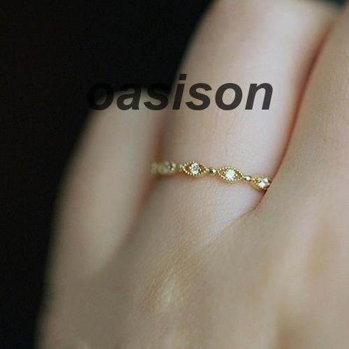 指輪 リング レディース エタニティリング ダイヤ オシャレ 華奢 重ね付け 14KGP CZダイヤ 激安アクセサリー : Oasis On - 通販 - Yahoo!ショッピング
