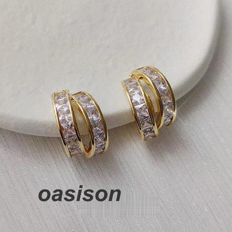 ピアス レディース 2連風 キラキラ CZダイヤ キュービックジルコニア ゴールド スタッド 14kgp 上品 おしゃれ ギフト プレゼント : Oasis On - 通販 - Yahoo ...