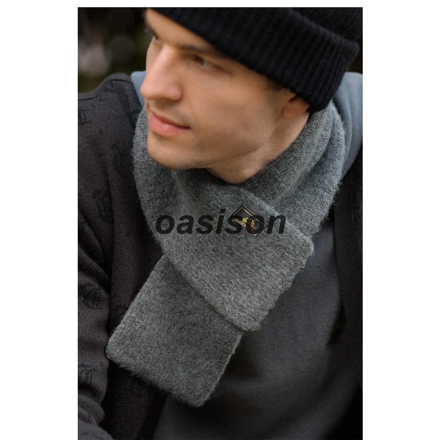 ストール マフラー メンズストール 春秋冬 大判 メンズ 洗える 防寒 ウールタッチ ナチュラル マルチ ベーシック ギフト 贈り物 上質 ...