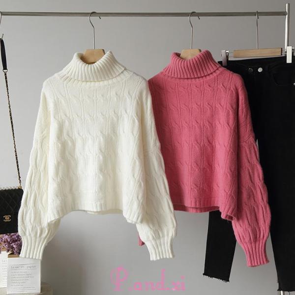 セーター ニット トップス レディース タートルネック 長袖 カジュアル おしゃれ 編み模様 ゆったり 体系カバー リブ ふわふわ ゆるふわ ...