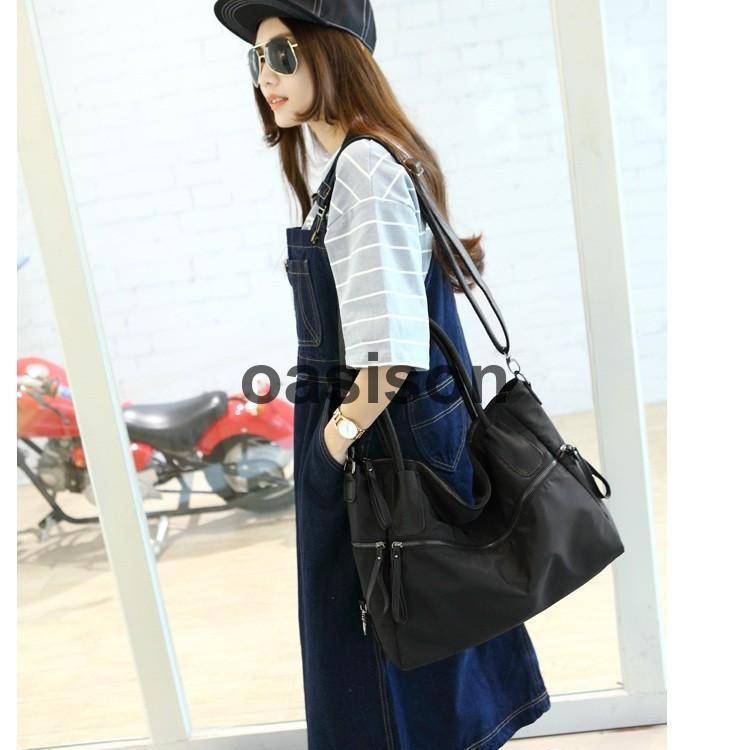 ハンドバッグ レディース A4対応 通勤 トートバッグ 軽量 ナイロンバッグ 2way ショルダーバッグ 斜めがけ 軽い 肩掛け お出掛け おしゃれ : Oasis On - 通販 ...