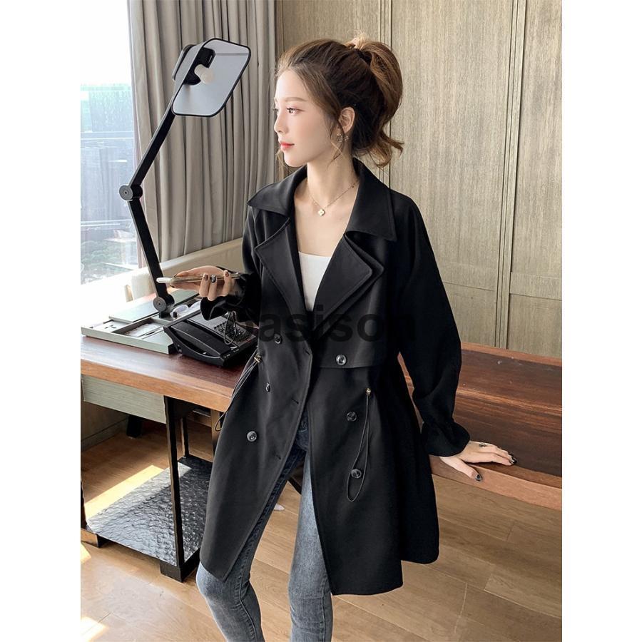 切り替えトレンチコートレディース カジュアルコート 秋冬 長袖 ライトアウター ジャケット wd-059 : Oasis On - 通販 - Yahoo!ショッピング