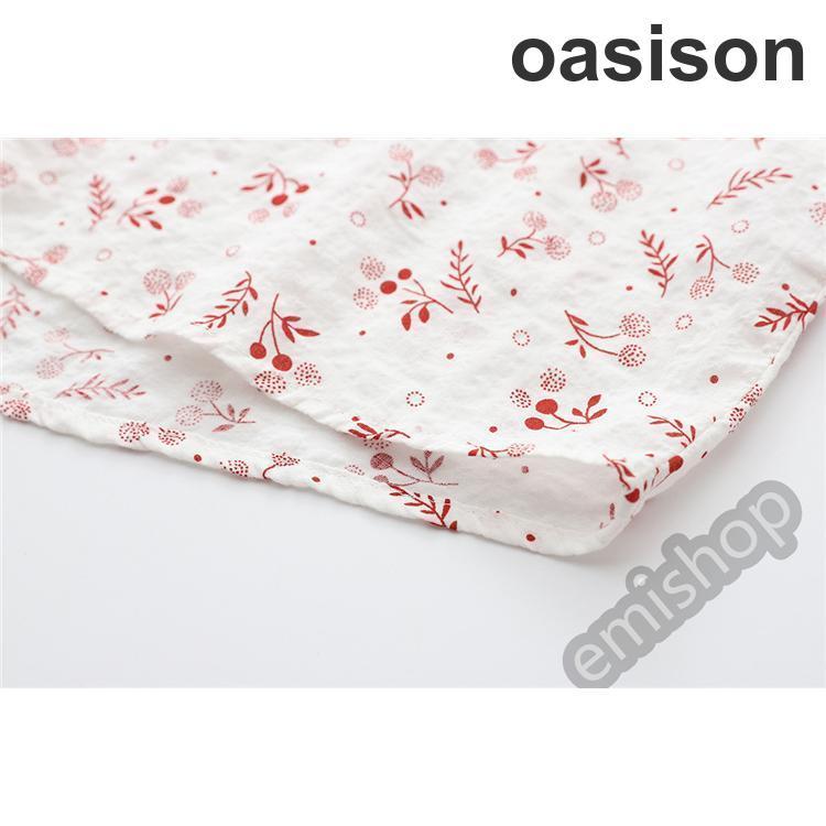 シャツ ガーゼ ブラウス レディース 小さい花柄 七分袖 カジュアル Vネック 森系 コットン 綿 柔らか シンプル ボタン 爽やか : Oasis On - 通販 - Yahoo!ショッピング