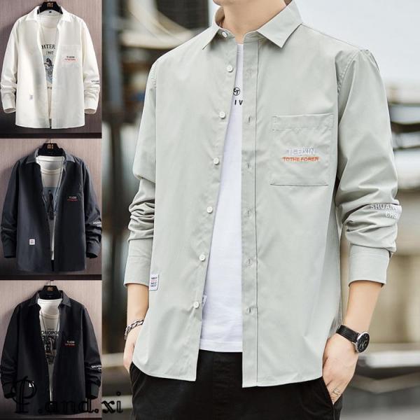 カジュアルシャツ メンズ おしゃれ シャツ 秋服 秋物 トップス 長袖 20代 30代 40代 ファッション : Oasis On - 通販 ...