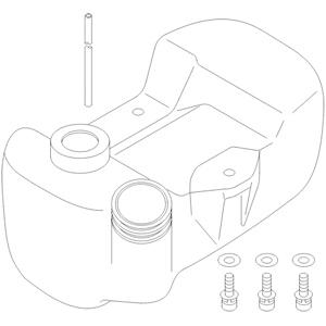 燃料タンクEP2 新ダイワ(shindaiwa) RA1026-2T/RA1026-GT/RA1026-GT15/RA1026-PT ...