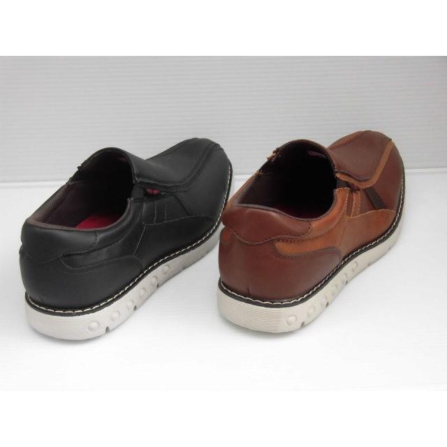 renoma 超軽量 衝撃吸収クッションソール TOPRIGER トップリガー TR842 ブラック ブラウン メンズ スリッポン ビジネス ...