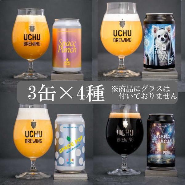 うちゅうブルーイング 宇宙ビール 350ml 12缶 (3缶×4種) 飲み比べセット mar13-2 : 大場酒店 Yahoo!ショッピング店 - 通販 - Yahoo!ショッピング