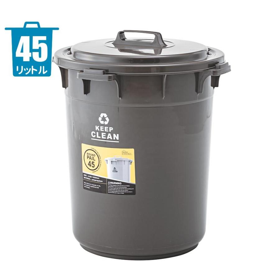 東谷 日本製 ラウンドペール 45L LFS-764 キッチン 庭 ゴミ箱 ダストボックス おしゃれ シンプル ペールカン フタ付 新生活 : オブザベーションズ - 通販 - Yahoo ...