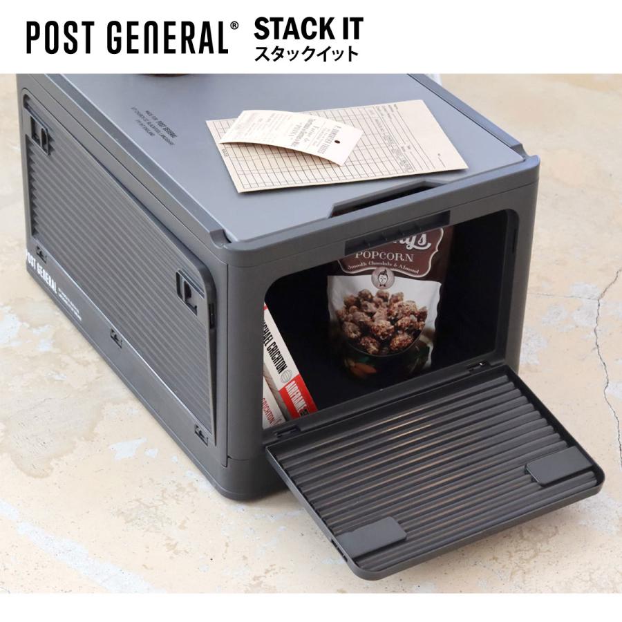 POST GENERAL コンテナ スタックイット コンテナ収納 天板 折りたたみ テーブル キャンプ アウトドア ポストジェネラル5,390円