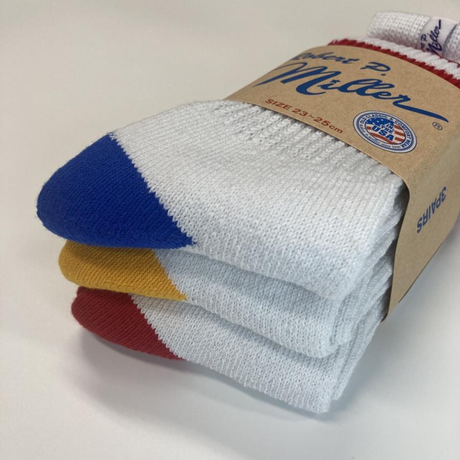 30％COUPON配布中 Miller/ 3P Socks -crew 23~25cm ミラー 靴下 カジュアル : 319c ...