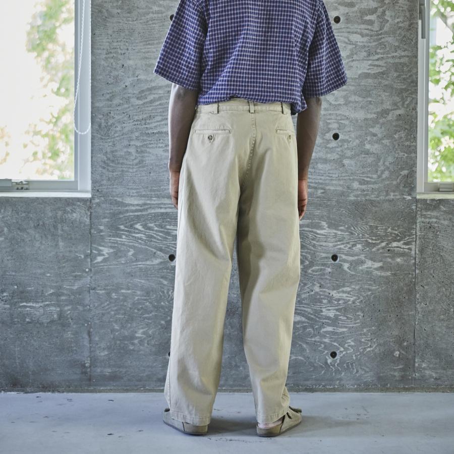 orSlow orslow / TWO TUCK WIDE TROUSERS オアスロウ チノパンツ COUPON配布中 : CASDAY-NET - 通販 - Yahoo!ショッピング