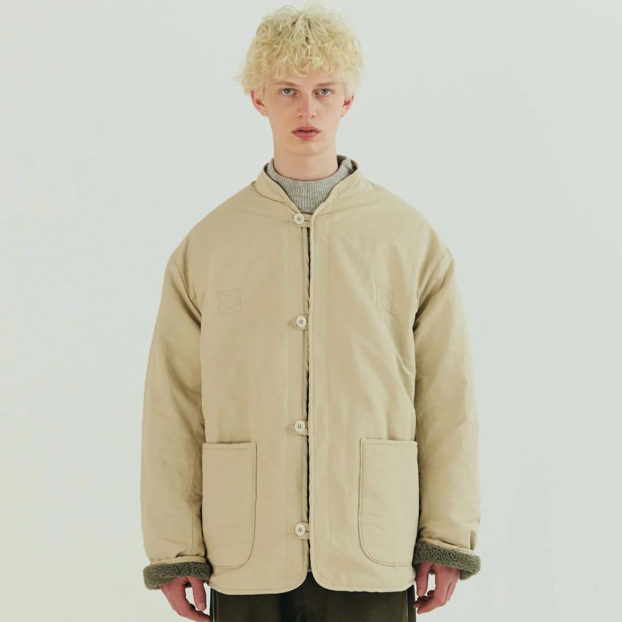 ARMY TWILL / COTTON NYLON REVERSIBLE JACKET BLACK アーミーツイル リバーシブルジャケット ...