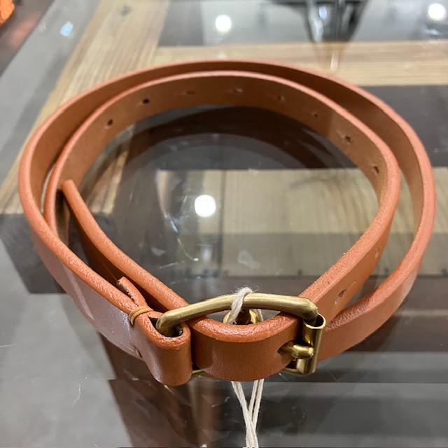 Riprap / PASS THROUGH BELT NARROW (BRITISH SADDLE) BROWN リップラップ ナローベルト ...