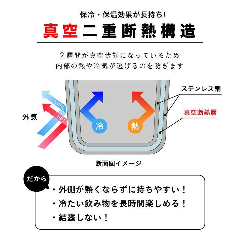 SALE 保温保冷 ドリンクボトル 500ml ステンレス 真空二重構造 魔法瓶 水筒 アウトドア namelessage/ネームレスエイジ ...