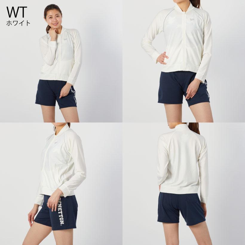 Reebok（リーボック） レディース UVラッシュガード スタンドネック 水陸両用 日焼け対策 ラグラン長袖ラッシュガード 2209081 ...