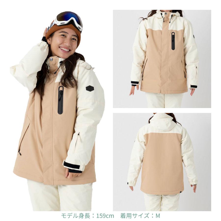 Ocean Pacific レディース スノージャケット スノーボード スノーウェア 雪 真冬 OP オーシャンパシフィック ベージュ ...