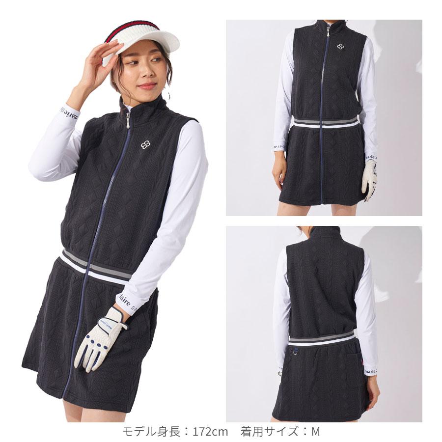 Marie Claire（マリ クレール） レディース ベスト チュニックべスト マリ クレール ブラック グレー M L LL 732400 秋 冬 : OCEANweb Yahoo ...