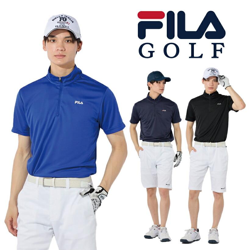 FILA メンズ ゴルフ 半袖シャツ ジップアップ 無地 GOLF フィラ742687y : OCEANweb Yahoo! JAPAN店 - 通販 - Yahoo!ショッピング
