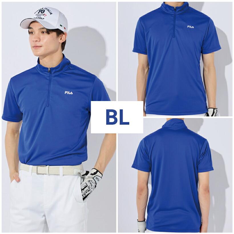 FILA メンズ ゴルフ 半袖シャツ ジップアップ 無地 GOLF フィラ742687y : OCEANweb Yahoo! JAPAN店 - 通販 - Yahoo!ショッピング