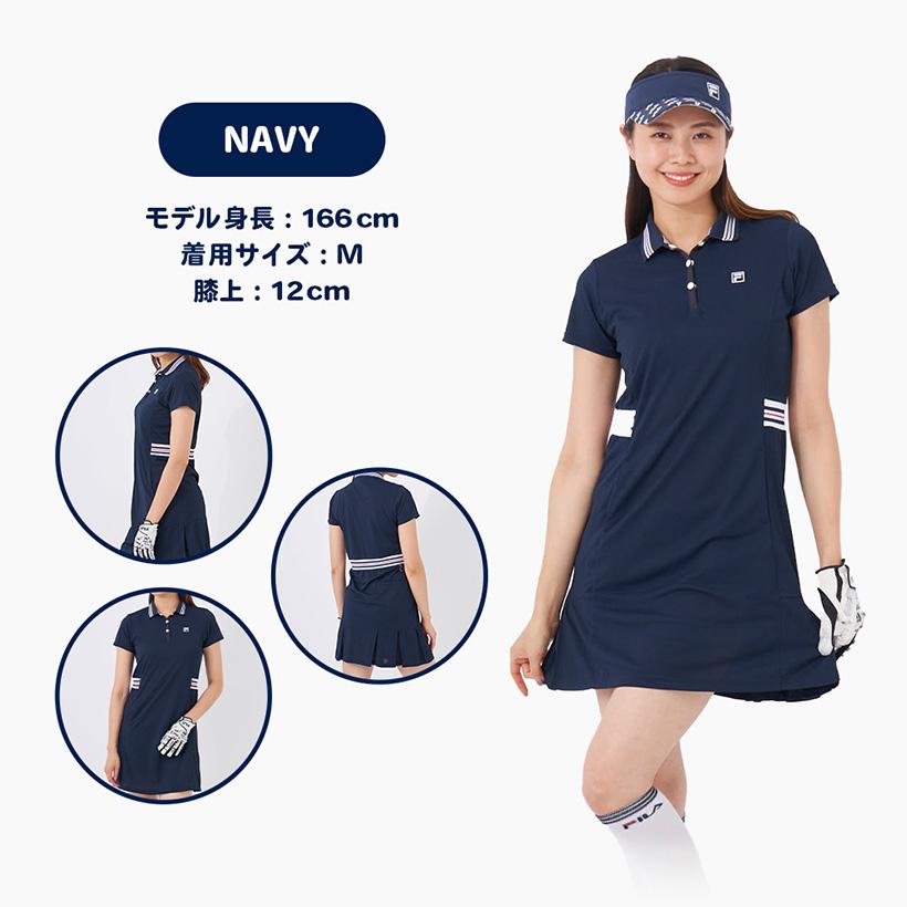 FILA ゴルフウェア レディース ワンピース 半袖 50代 40代 30代 FILA ゴルフウェア レディース ワンピース 半袖 50代 40代 30代