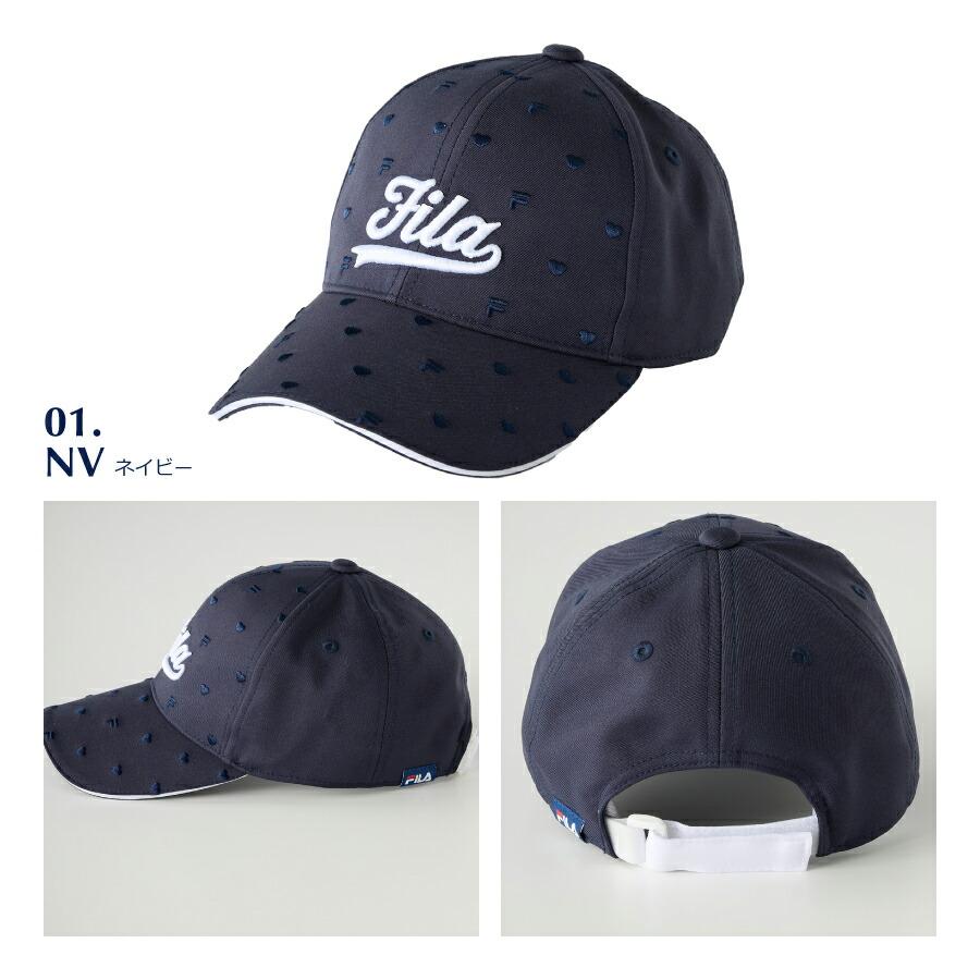 FILA レディース 飛び柄 キャップ 帽子 刺繍 ロゴ GOLF フィラ ゴルフ 753909 : OCEANweb Yahoo! JAPAN店 - 通販 - Yahoo!ショッピング