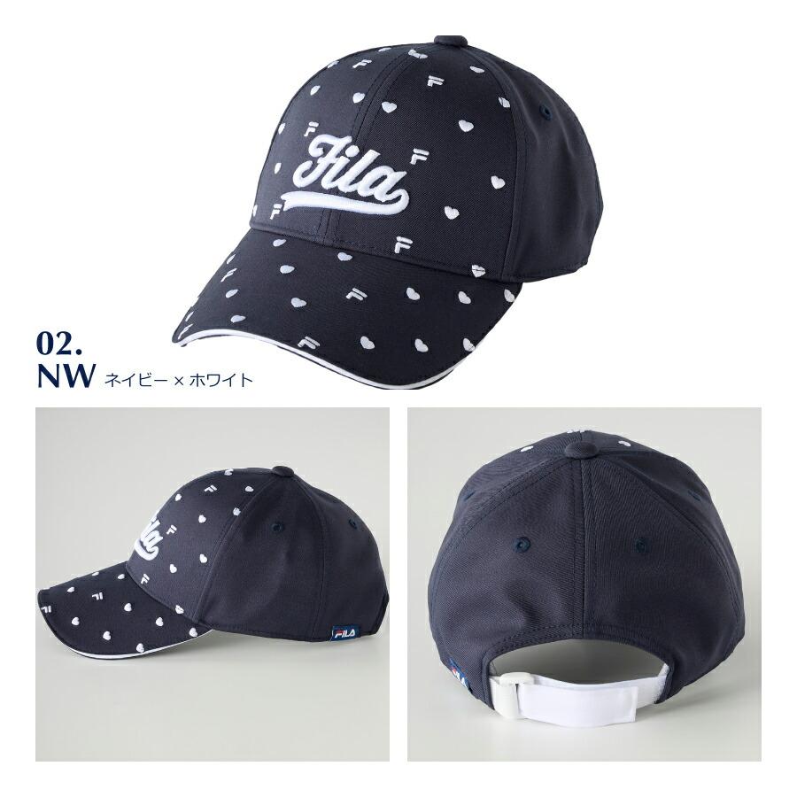 FILA レディース 飛び柄 キャップ 帽子 刺繍 ロゴ GOLF フィラ ゴルフ 753909 : OCEANweb Yahoo! JAPAN店 - 通販 - Yahoo!ショッピング