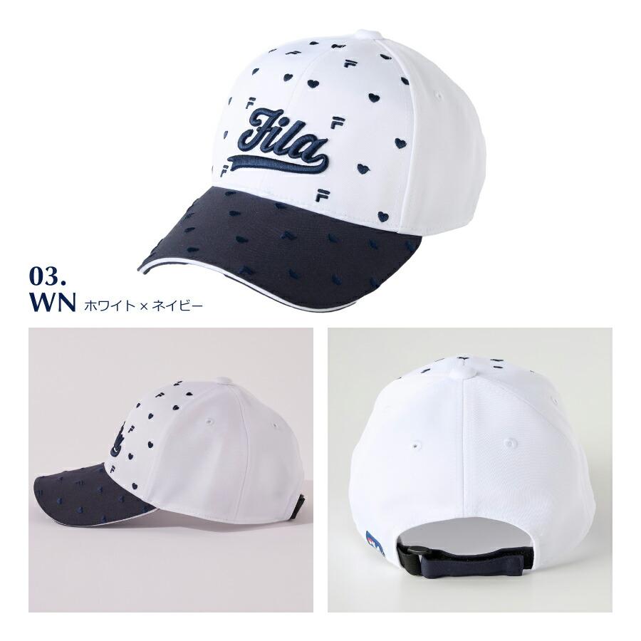 FILA レディース 飛び柄 キャップ 帽子 刺繍 ロゴ GOLF フィラ ゴルフ 753909 : OCEANweb Yahoo! JAPAN店 - 通販 - Yahoo!ショッピング