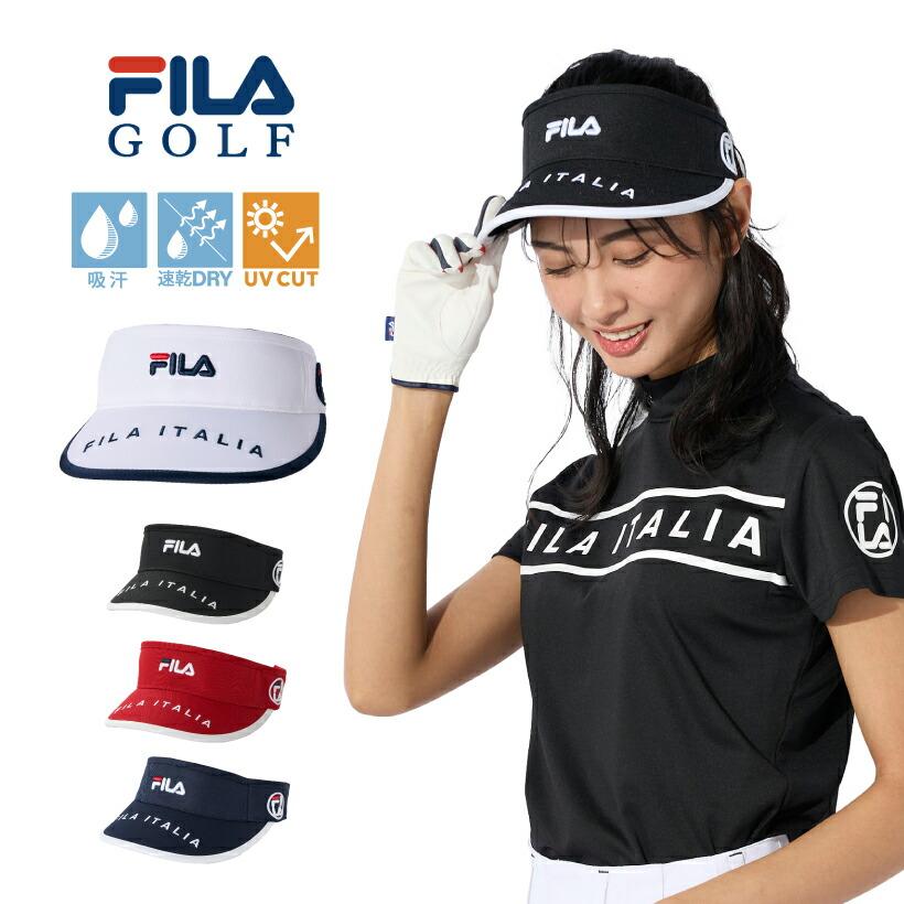 FILA レディース サンバイザー 帽子 ロゴ 刺繍 再生ポリエステル素材 吸汗速乾 ドライ GOLF フィラ 753922 : OCEANweb Yahoo! JAPAN店 - 通販 ...