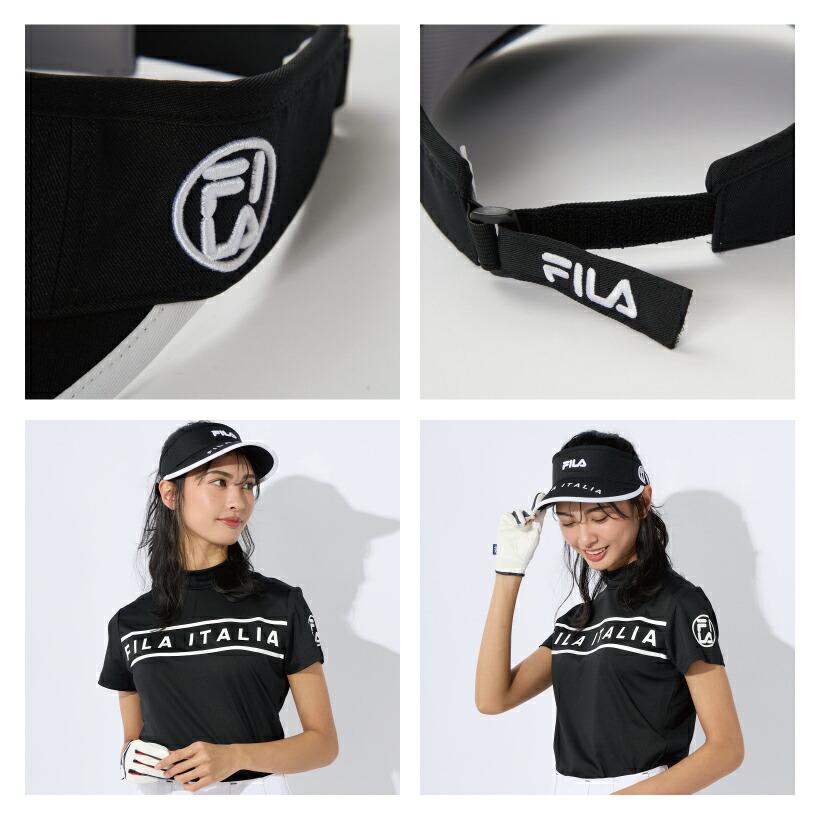 FILA レディース サンバイザー 帽子 ロゴ 刺繍 再生ポリエステル素材 吸汗速乾 ドライ GOLF フィラ 753922 : OCEANweb Yahoo! JAPAN店 - 通販 ...